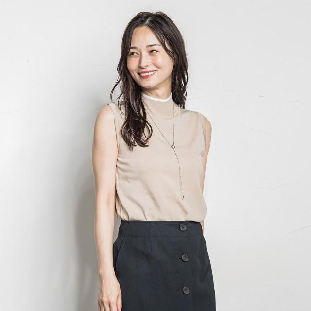 ロートレアモン（LAUTREAMONT）/ノースリーブハイネックニット ≪手洗い可能≫