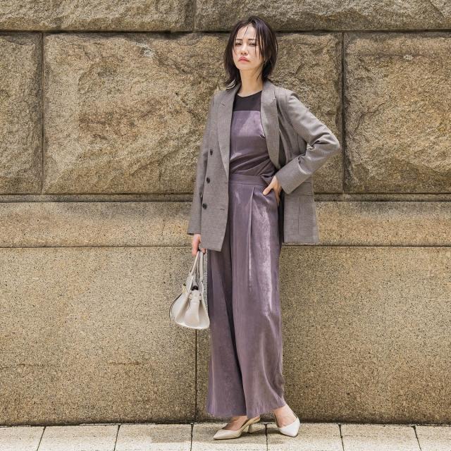 ロートレアモン（LAUTREAMONT）/エアリースエード調プルオンパンツ≪洗濯機で洗える≫