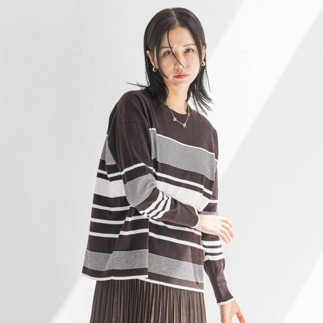 ロートレアモン（LAUTREAMONT）/【WEB限定】ランダムボーダーニット≪11号あり/洗える≫