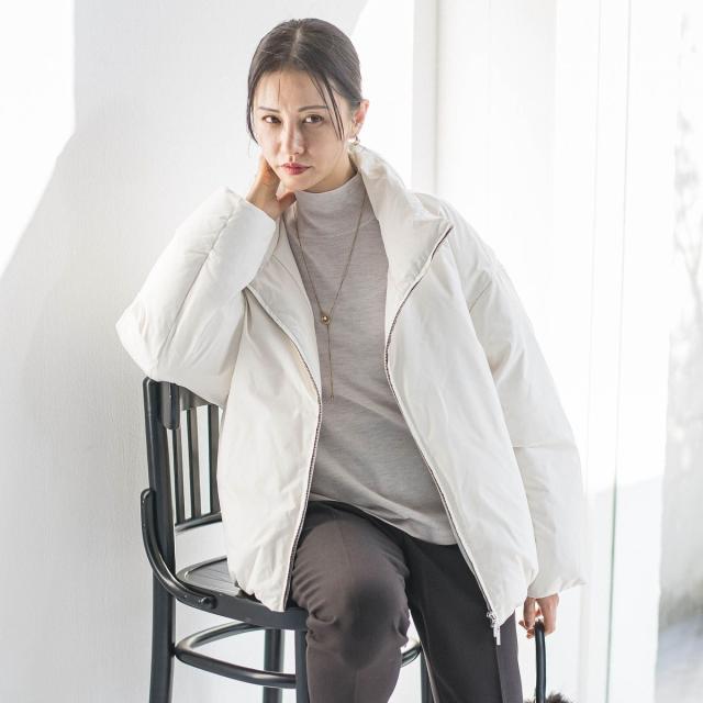 ロートレアモン（LAUTREAMONT）/スタンドカラーダウンブルゾン≪WEB限定11号サイズ≫