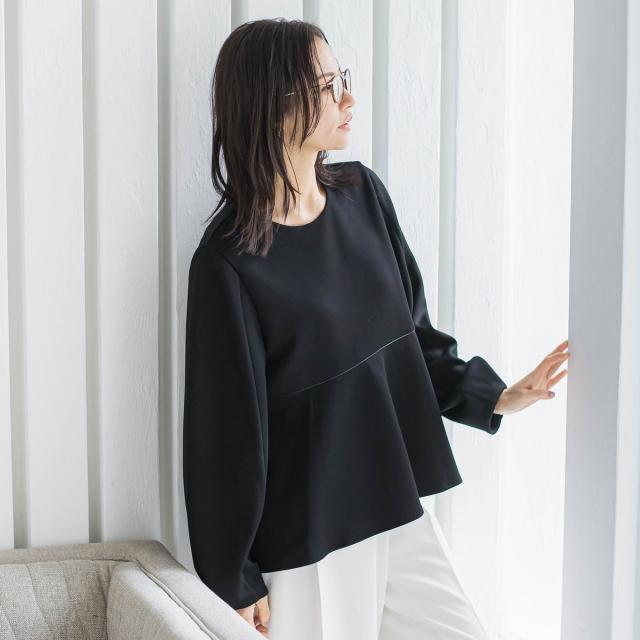 【NEW】ロートレアモン（LAUTREAMONT）/ペプラムシルエットプルオーバー≪洗える≫