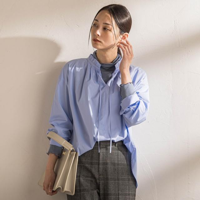 ロートレアモン（LAUTREAMONT）/コットンフリルカラーブラウス