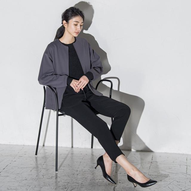 ラエフ（la．f．．．）/【WEB限定】ダブルクロス2WAYイージーパンツ≪洗濯機で洗える/セットアップ対応≫