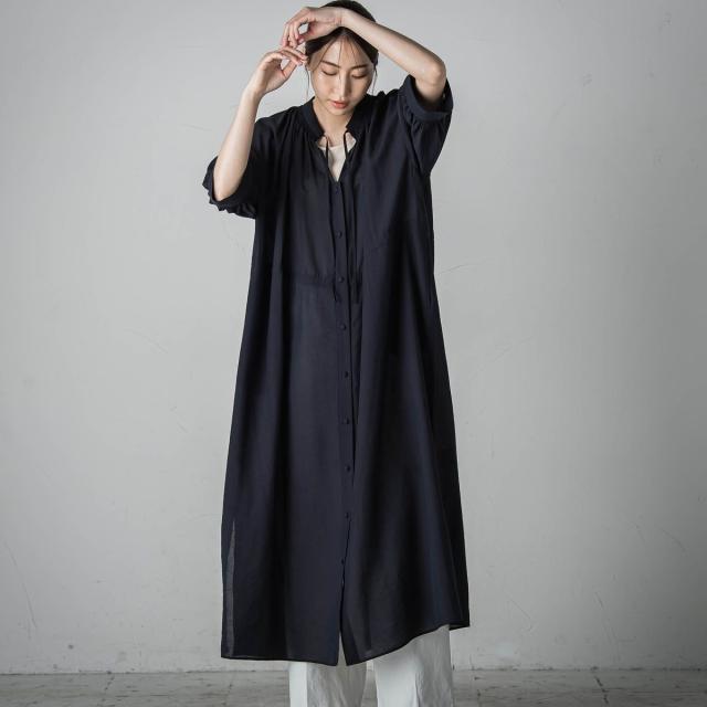 ラエフ（la．f．．．）/ドロストリネンワンピース≪洗濯機で洗える≫