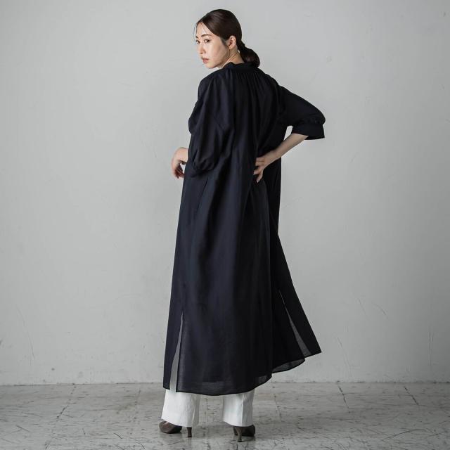 ラエフ（la．f．．．）/ドロストリネンワンピース≪洗濯機で洗える≫の