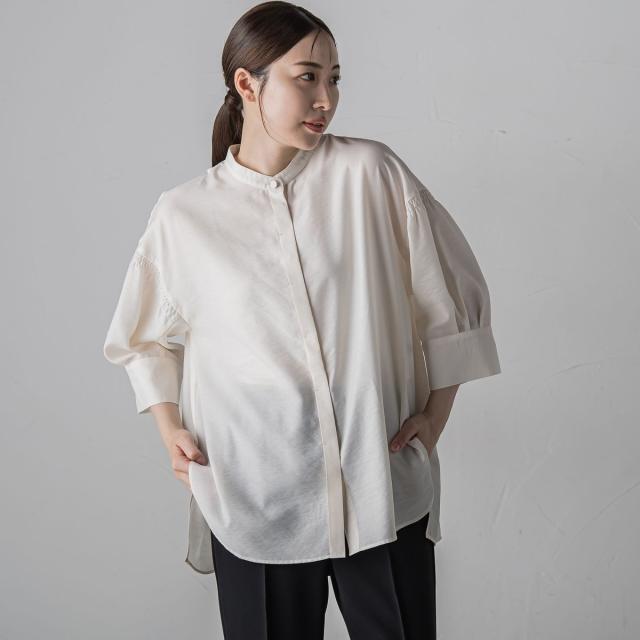 ラエフ（la．f．．．）/ボウタイスカーフ付ブラウス≪洗濯機で洗える≫