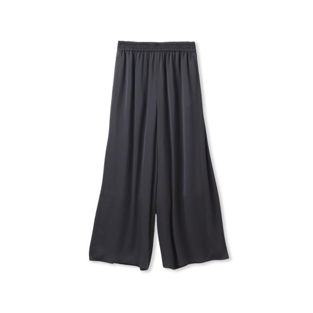 ラエフ（la．f．．．）/【WEB&一部店舗限定】サテンイージーワイドパンツ≪洗濯機で洗える≫