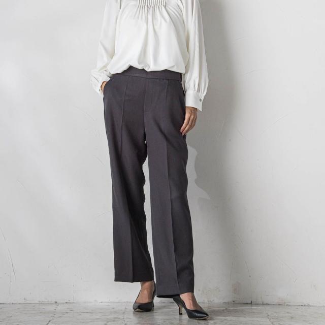 ラエフ（la．f．．．）/パウダーツイルストレッチパンツ≪洗濯機で洗える/防シワ/セットアップ対応≫