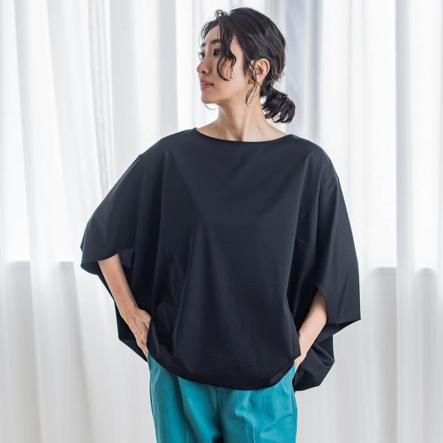 ラエフ（la．f．．．）/ハリプルジャージカットソー≪洗濯機で洗える≫