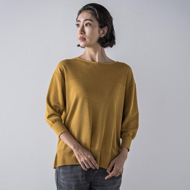 ラエフ（la．f．．．）/【極】SARIニットプルオーバー≪手洗い可能≫