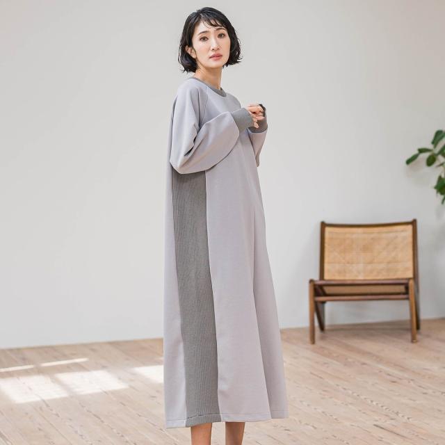 ラエフ（la．f．．．）/【biyori】ダンボールドッキングワンピース≪手洗い可能≫