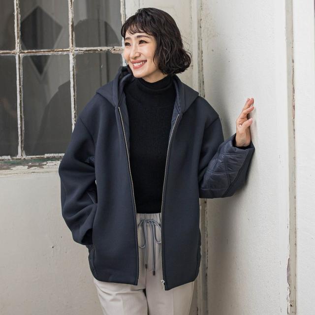 ラエフ（la．f．．．）/【biyori】ダンボールキルトブルゾン