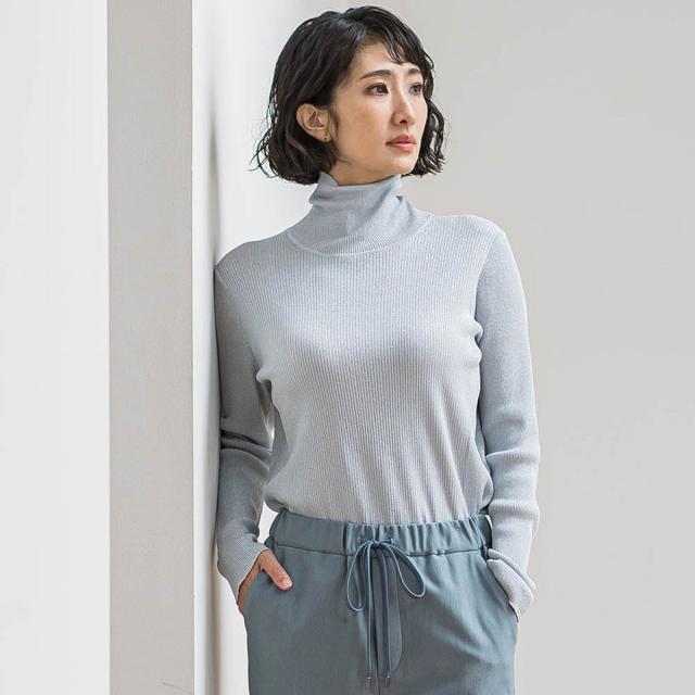 ラエフ（la．f．．．）/ラメリブタートルニット