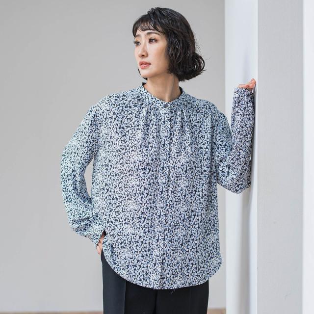 ラエフ（la．f．．．）/くずしドットブラウス