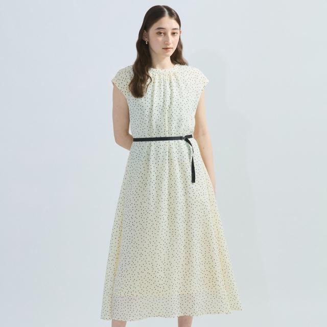 ケティ（ketty）/ドット柄シアーサッカーワンピース≪手洗い可能≫