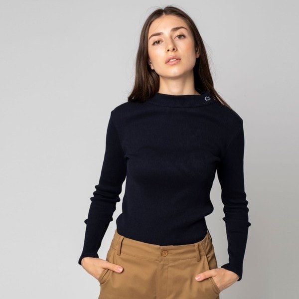 ラコステ（LACOSTE）/モックネックロングスリーブTシャツ