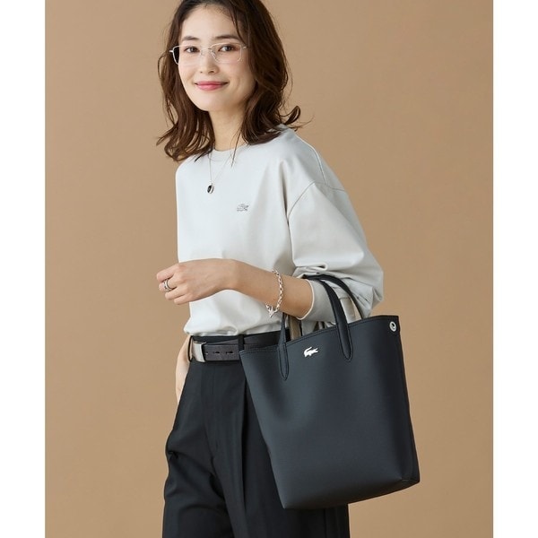 ラコステ（LACOSTE）/ANNAリバーシブル縦型 トートバッグ / 2WAY