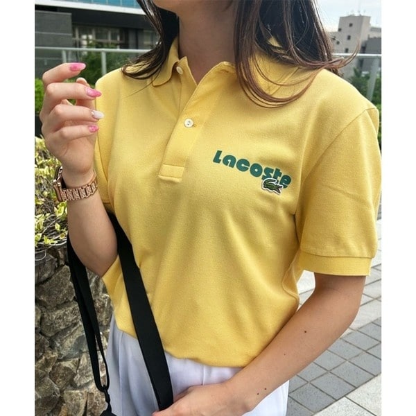ラコステ（LACOSTE）/ネームプリントウォッシュドポロシャツ