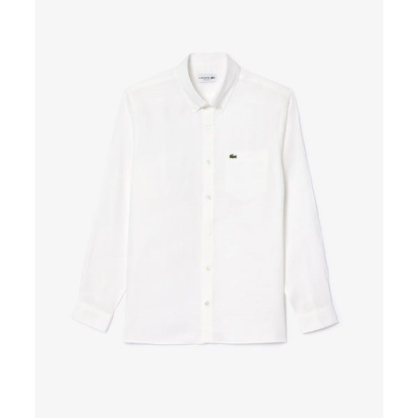 ラコステ（LACOSTE）/リネンボタンダウン長袖シャツ
