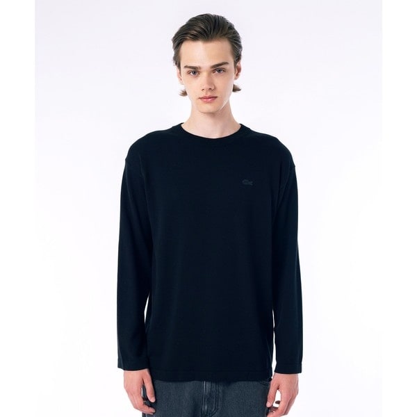 ラコステ（LACOSTE）/ハイストレッチコットンニット長袖Tシャツ