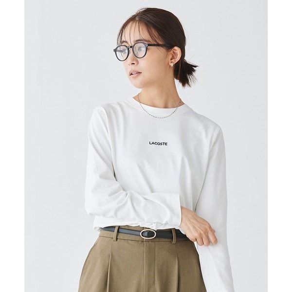 ラコステ（LACOSTE）/ワンポイントロゴ刺繍 長袖Tシャツ