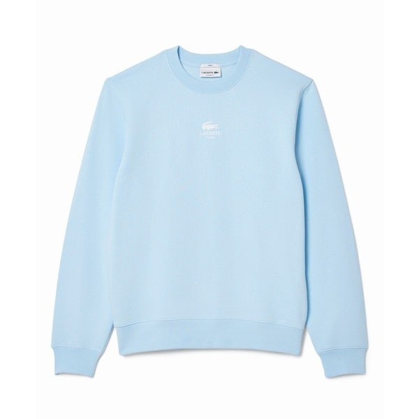 ラコステ（LACOSTE）/裏パイル地 ワンポイングラフィックプリントクルーネックスウェット トレーナー