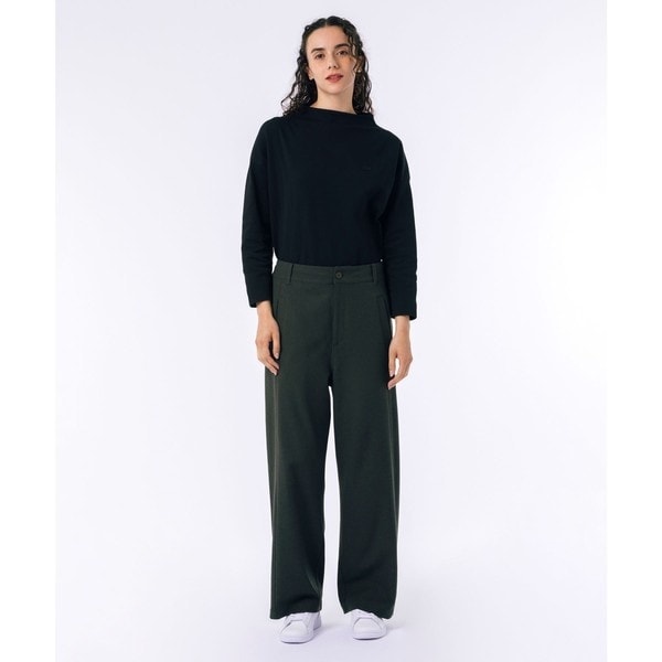 ラコステ（LACOSTE）/ストレッチツイル ウールライクワイドパンツ