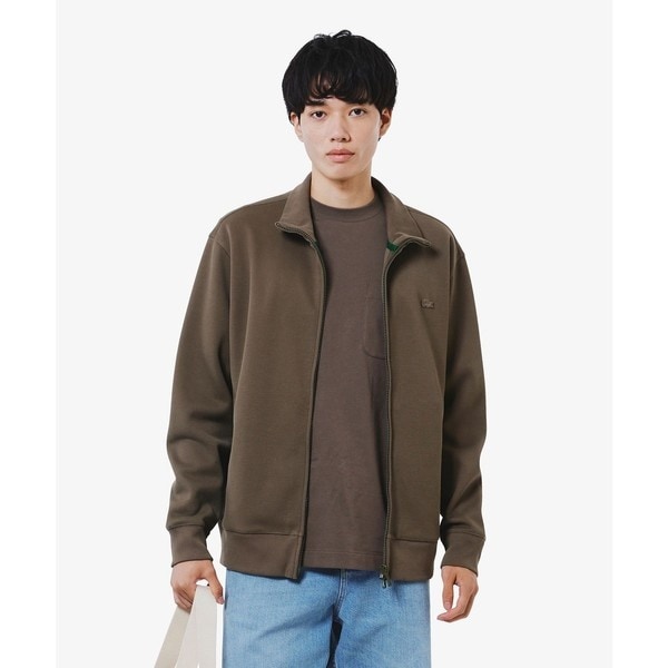 ラコステ（LACOSTE）/鹿の子ダブルジップ ハイネック ドライバーズニット