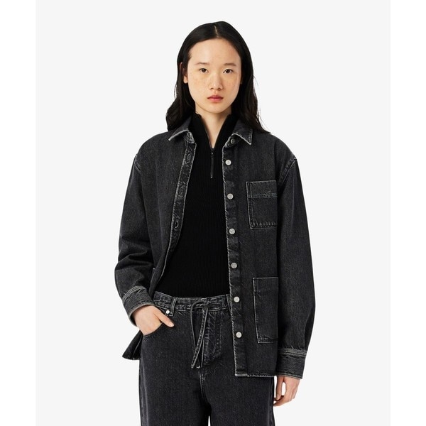 ラコステ（LACOSTE）/ウィメンズワーク デニムシャツジャケット / カバーオール