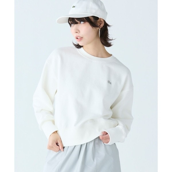 ラコステ（LACOSTE）/クロップドクルーネックスウェット