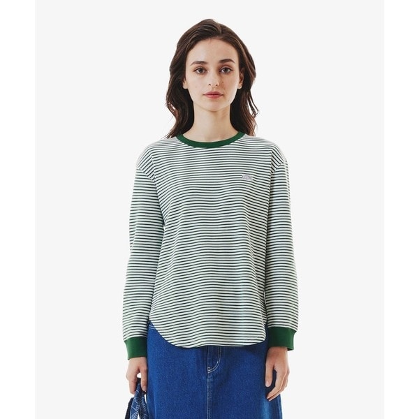 ラコステ（LACOSTE）/ワッフルボーダーTシャツ
