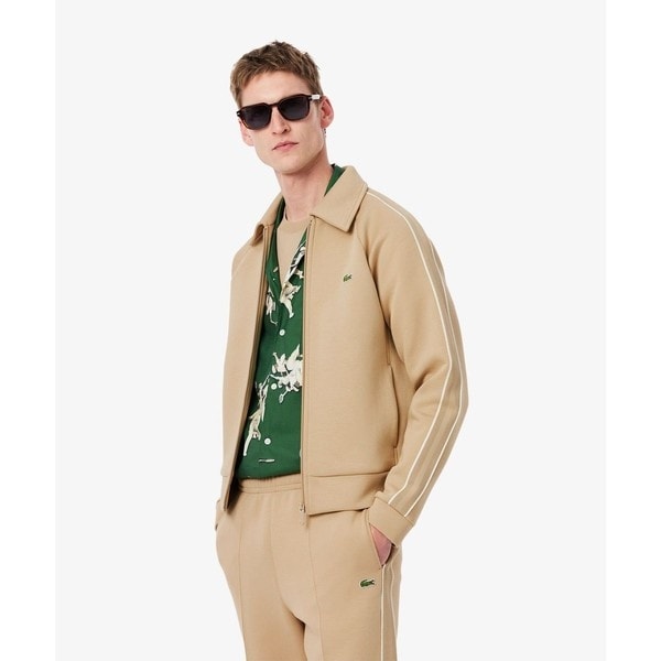 ラコステ（LACOSTE）/ショルダーテーピングダブルフェイススェットブルゾン