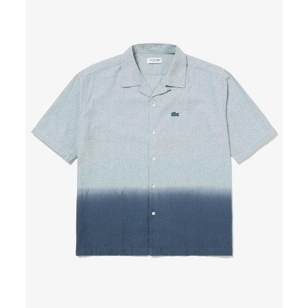 ラコステ（LACOSTE）/グラデーション コットンオックスフォード オープンカラーシャツ