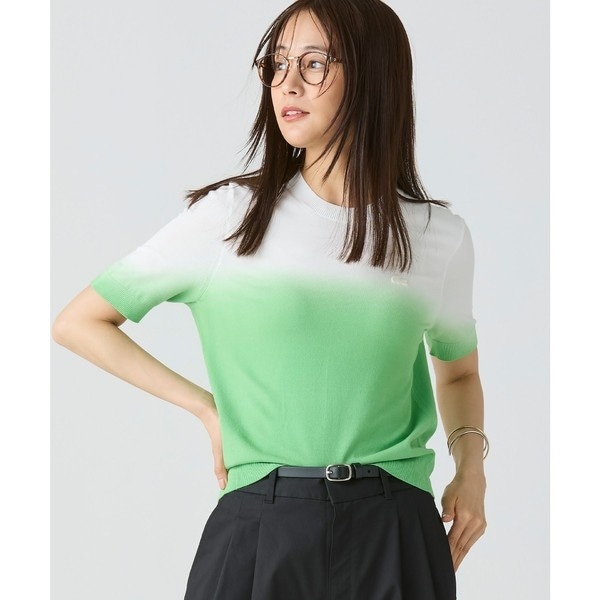 ラコステ（LACOSTE）/グラデーションニットTシャツ