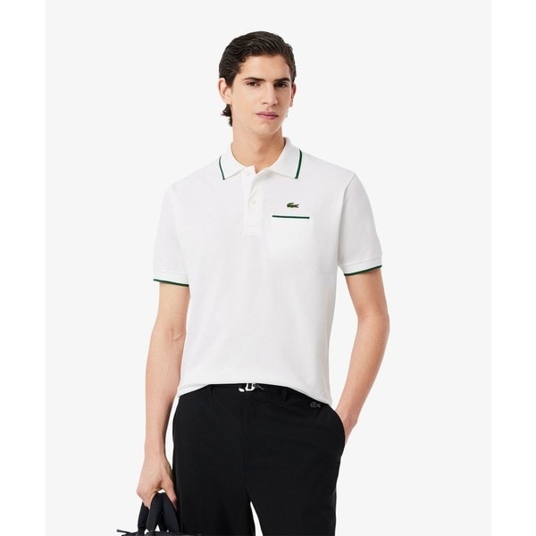 ラコステ（LACOSTE）/L．12．12配色トリムライン 半袖ポロシャツ