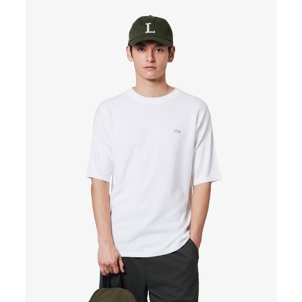 ラコステ（LACOSTE）/3色混合メランジェニットTシャツ