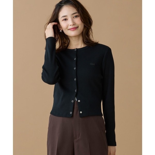 ラコステ（LACOSTE）/リブジャージカーディガン