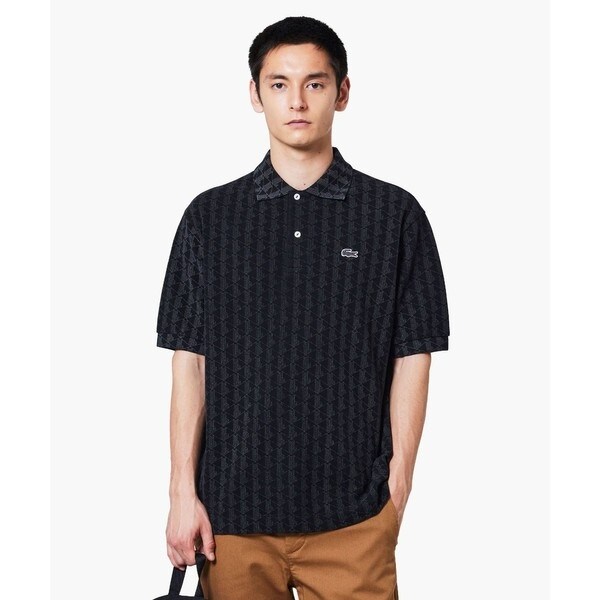 ラコステ（LACOSTE）/インディゴ鹿の子地ポロシャツ