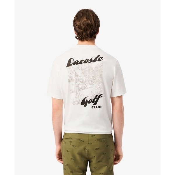 ラコステ（LACOSTE）/ラコステゴルフウルトラドライバックプリントTシャツ