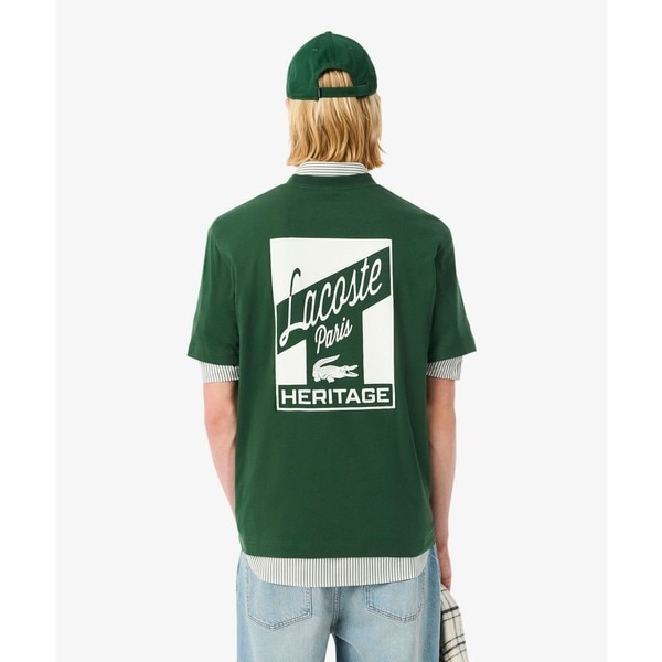 ラコステ（LACOSTE）/ラコステパリバックプリントTシャツ