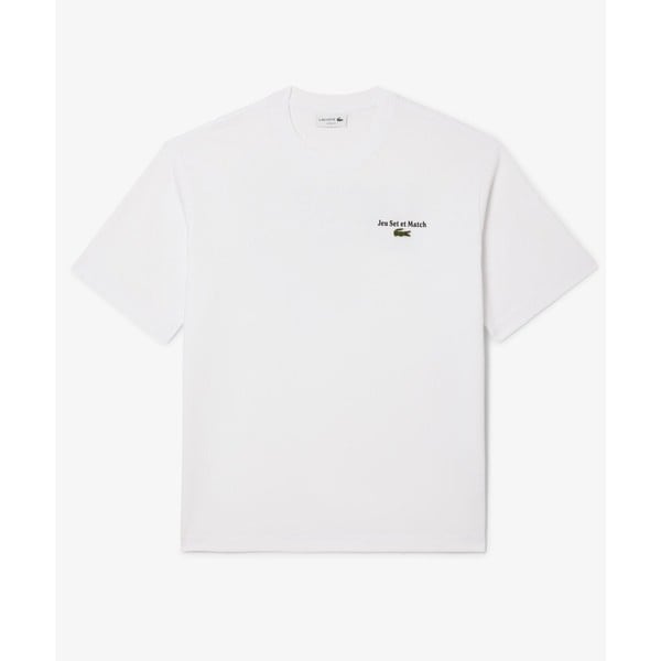 ラコステ（LACOSTE）/ルーズフィットヘビーウェイトバックプリントTシャツ