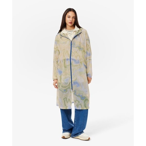 ラコステ（LACOSTE）/シャンタコテキスタイルパッカブルロングフードジャケット