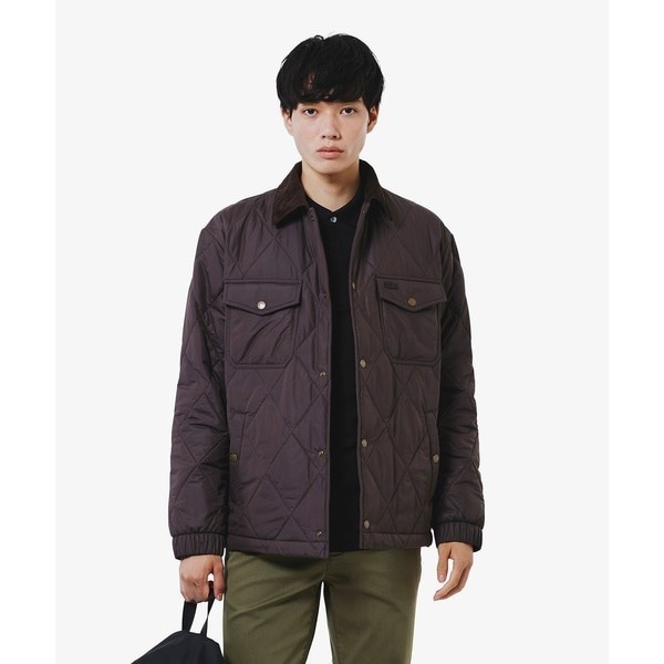 ラコステ（LACOSTE）/THERMORE中綿 コーデュロイカラーキルティングジャケット
