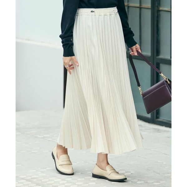ラコステ（LACOSTE）/変形プリーツAラインスカート