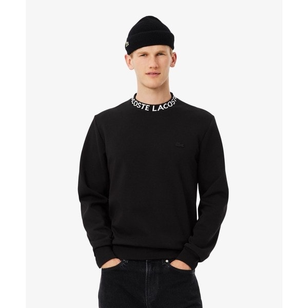 ラコステ（LACOSTE）/ジャカードネッククルーネックスウェット