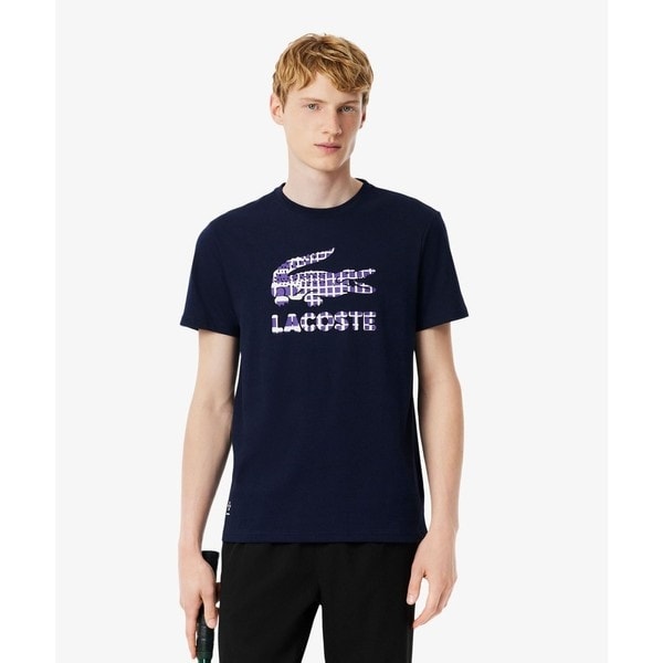 ラコステ（LACOSTE）/『ダニール・メドベージェフ』ラケットレイヤードグラフィックプリントTシャツ