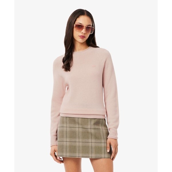 ラコステ（LACOSTE）/3Dニッティングシームレス ウールニットセーター