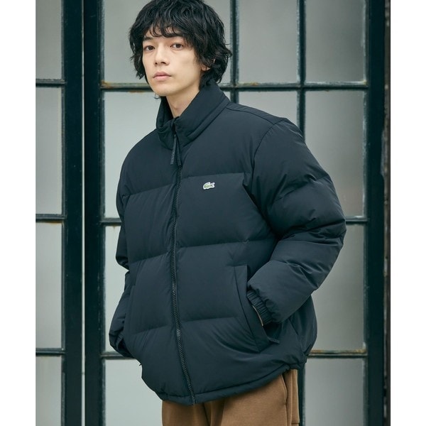 ラコステ（LACOSTE）/撥水 防風 テクニカルファブリック ボリュームダウンフーデッドジャケット
