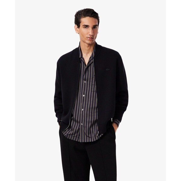 ラコステ（LACOSTE）/ウールブレンドニット ジャケット ドライバーズニット