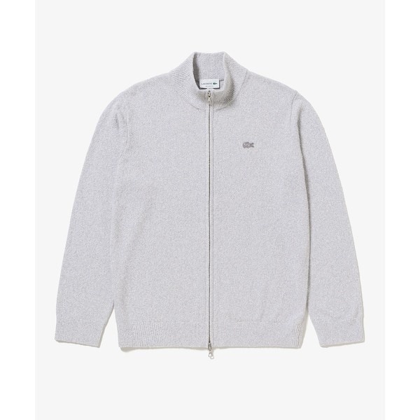 ラコステ（LACOSTE）/ブークレー スタンドジップニットカーディガン